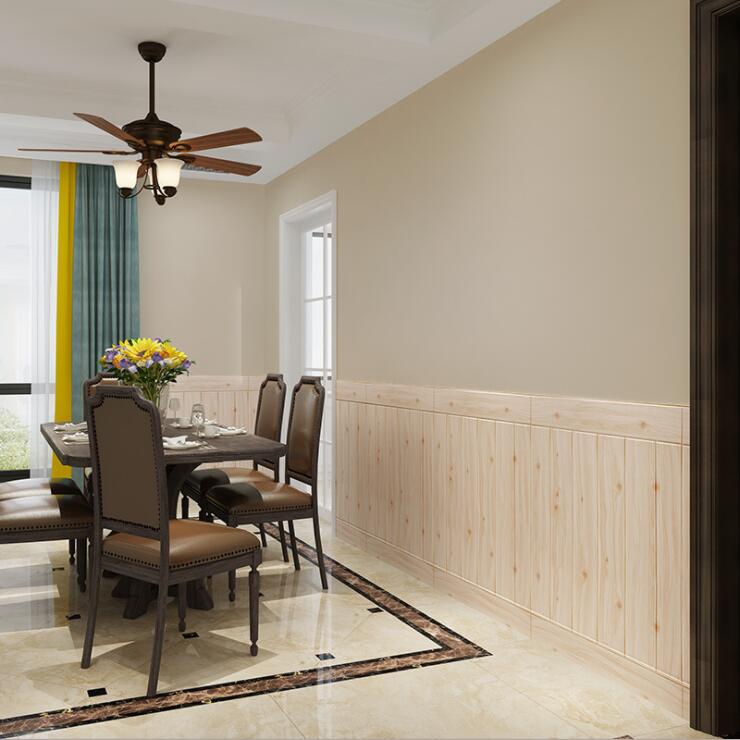 3D Wood Foam Wallpaper Self Adhesive Wallpapers DIY Home Deco ...