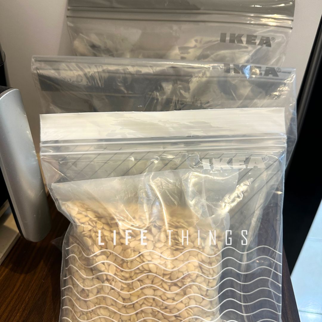 IKEA ISTAD Thick Double Zip lock, Zipper bag, Resealable bag, Ziplock ...