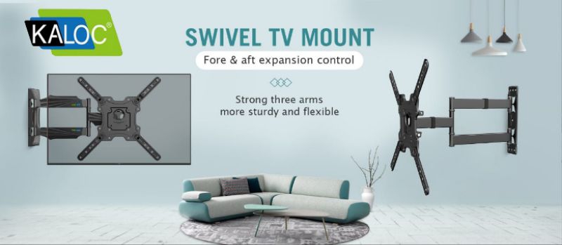 KALOC X6 40"-85" Extra Large & Heavy Duty SLIM Full Motion Adjustable ...