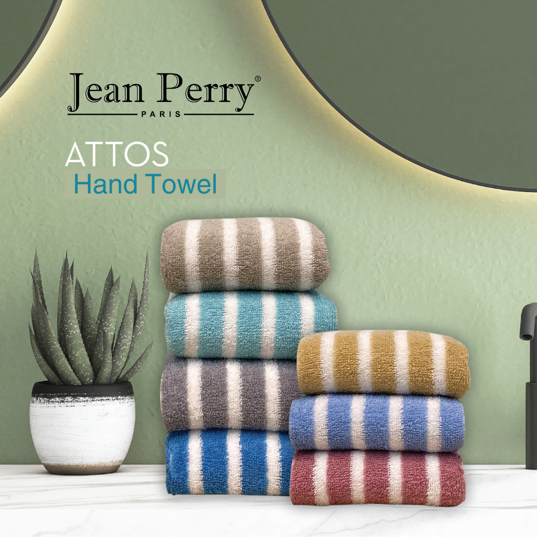 Jean Perry Attos Hand Towel Collection 100% Cotton 13" X 31" | Shopee ...