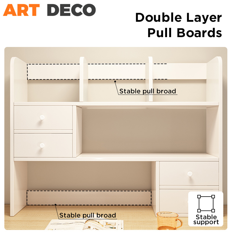 Desktop Rack Multifunctional Table Top Rack Rak Buku Desk Organizer ...