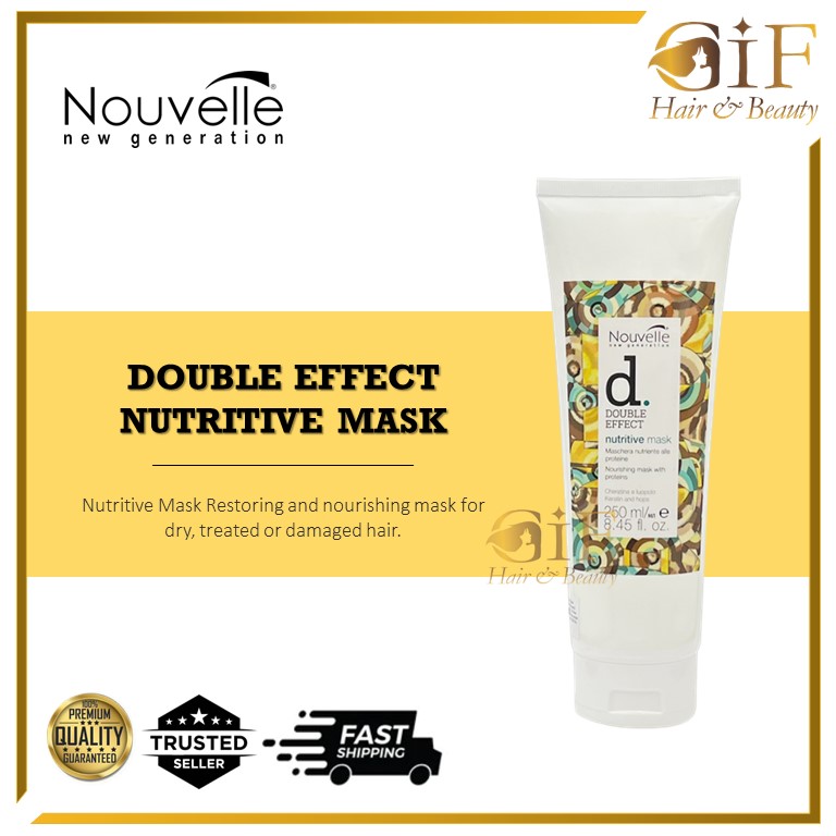 Nouvelle Italy Double Effect Nutritive Hair Mask (250ml) | Shopee Malaysia