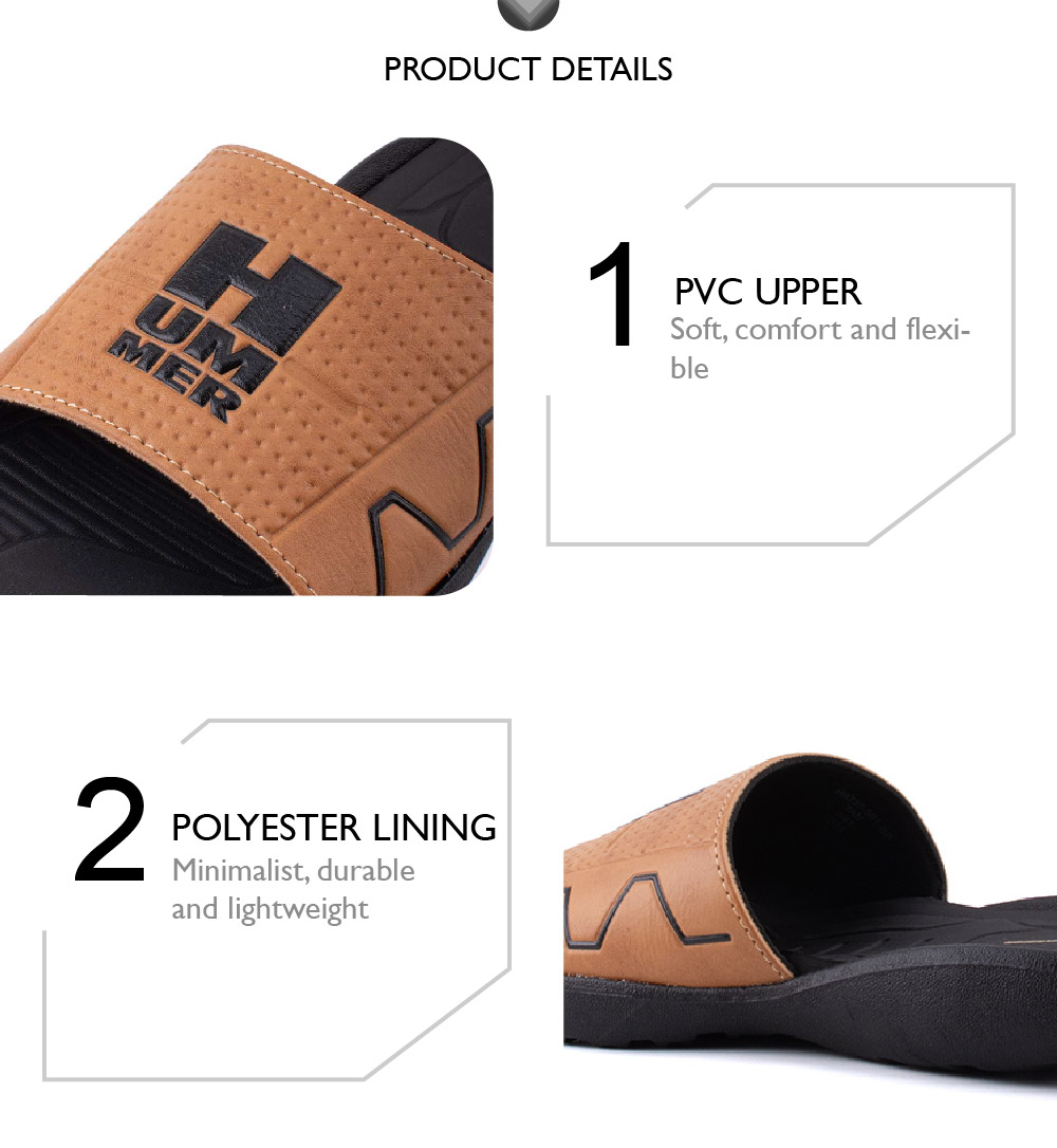 HUMMER Men's Brody Sandal Shoes -H9235-581-8P-TAN | Shopee Malaysia