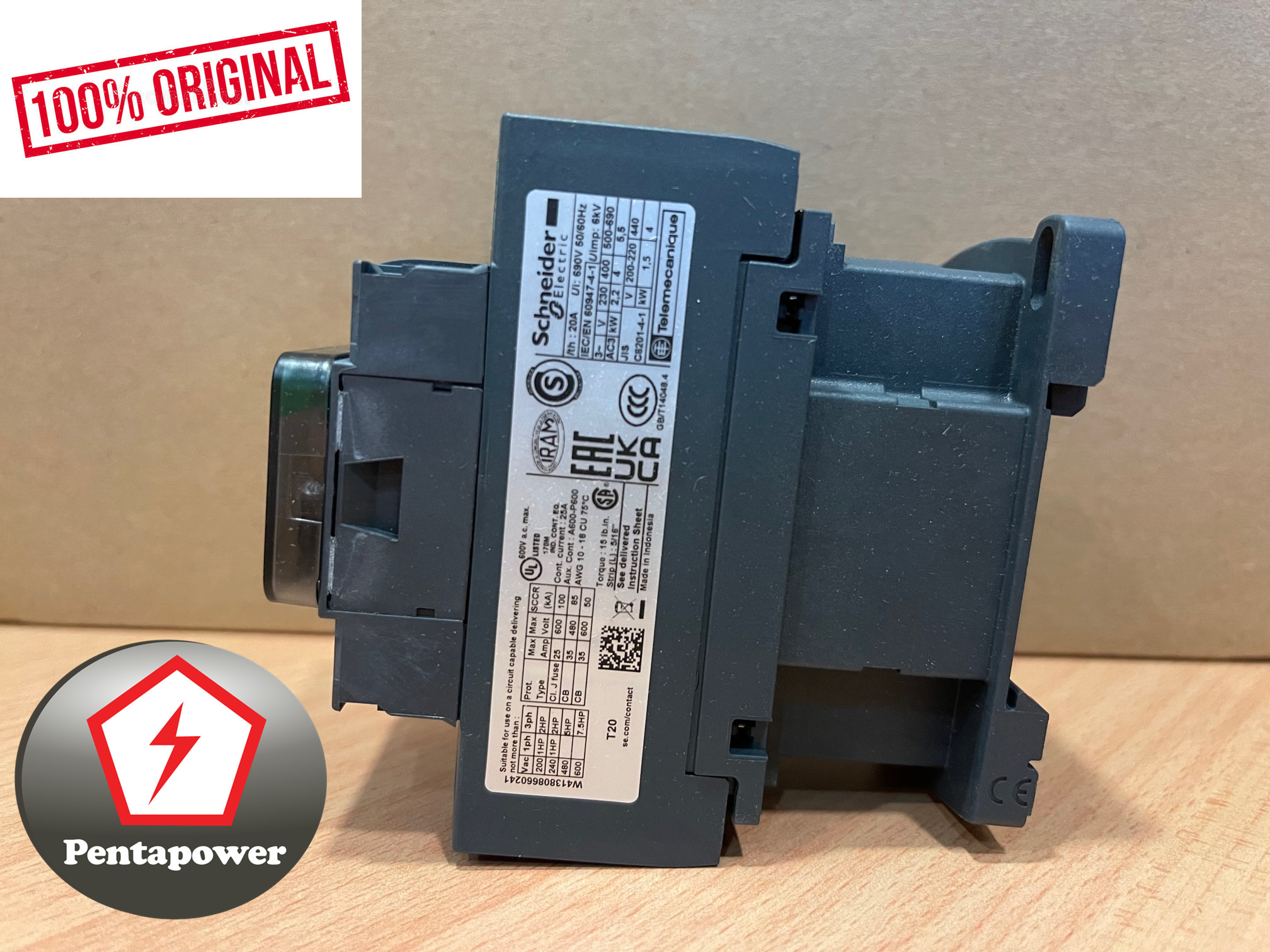 SCHNEIDER LC1DT20 TeSys D contactor - 4P 4 POLE (4 NO) - AC-1 - = 440 V ...