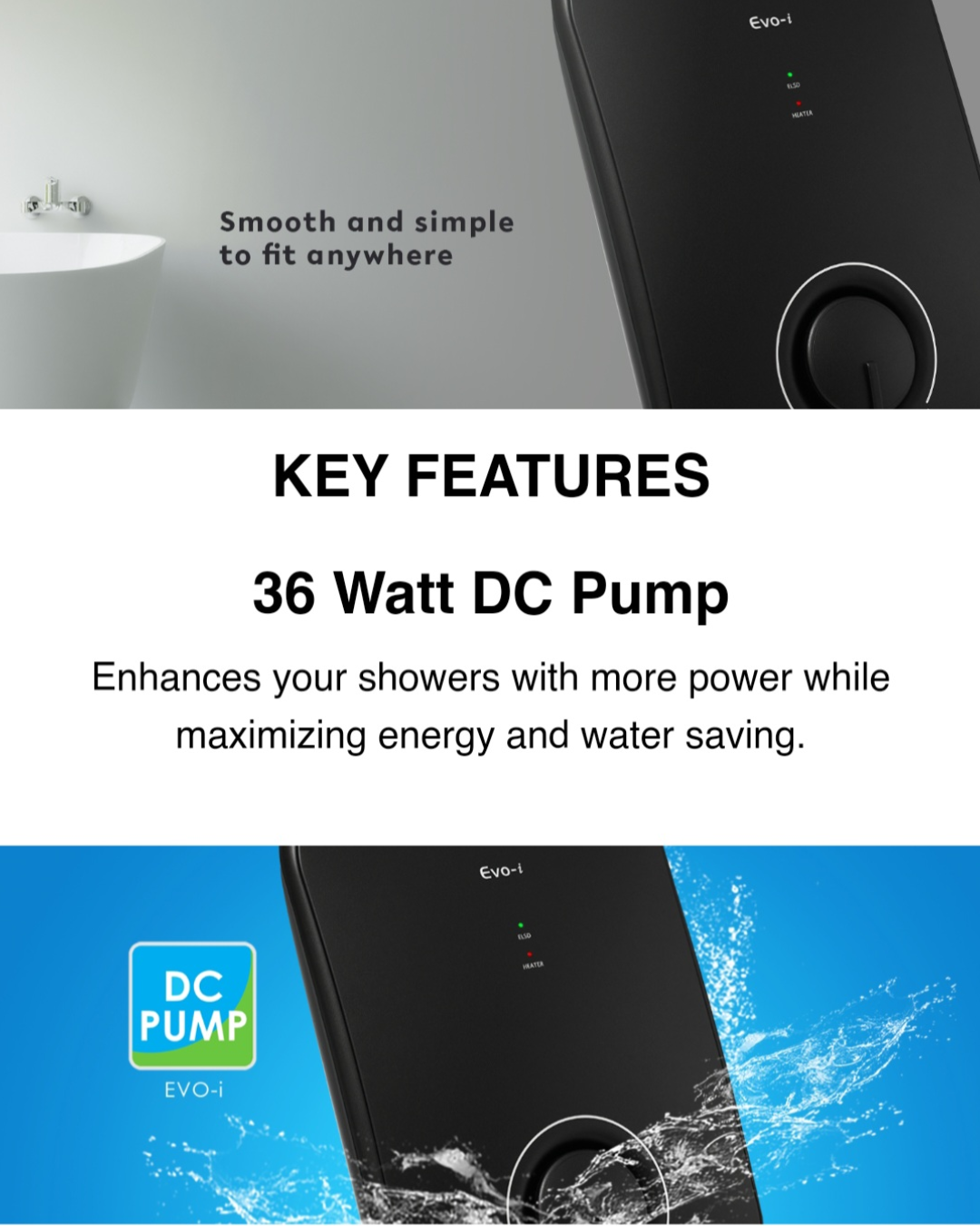 ALPHA EVO i/E DC Pump / Non Pump Instant Water Heater | Shopee Malaysia