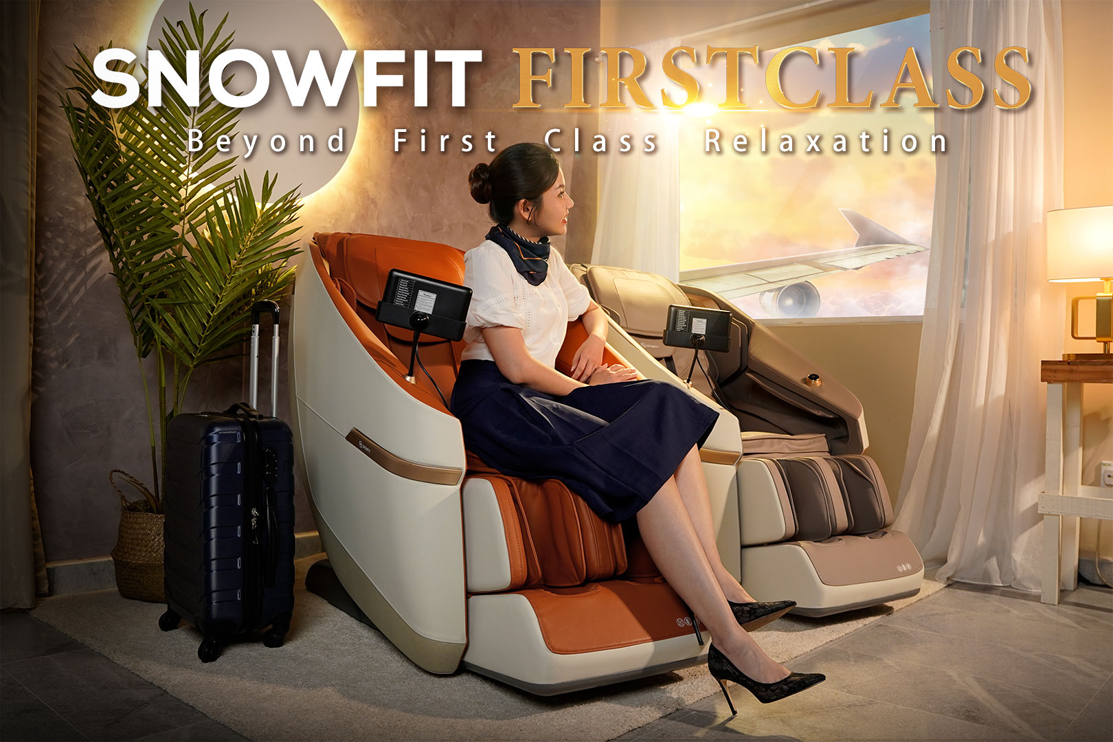 SNOWFIT FirstClass Private Cabin Magnetic Hot Stone Rocking Massage ...