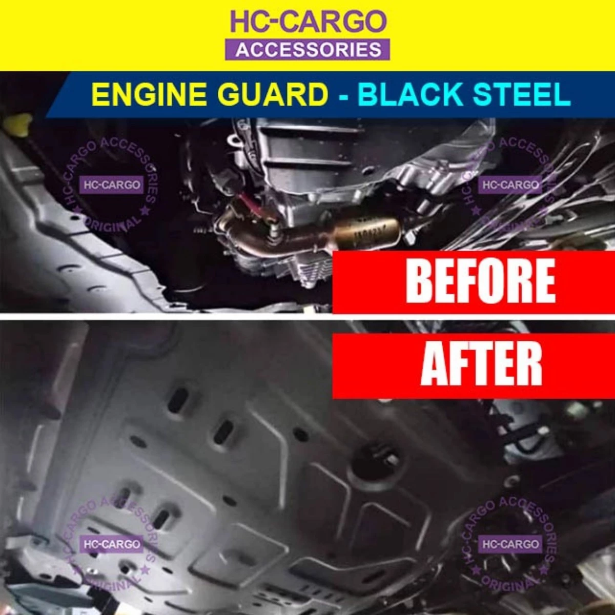 Metal Shield Engine Under Lower Cover Protection Skid Plate Civic CRV ...