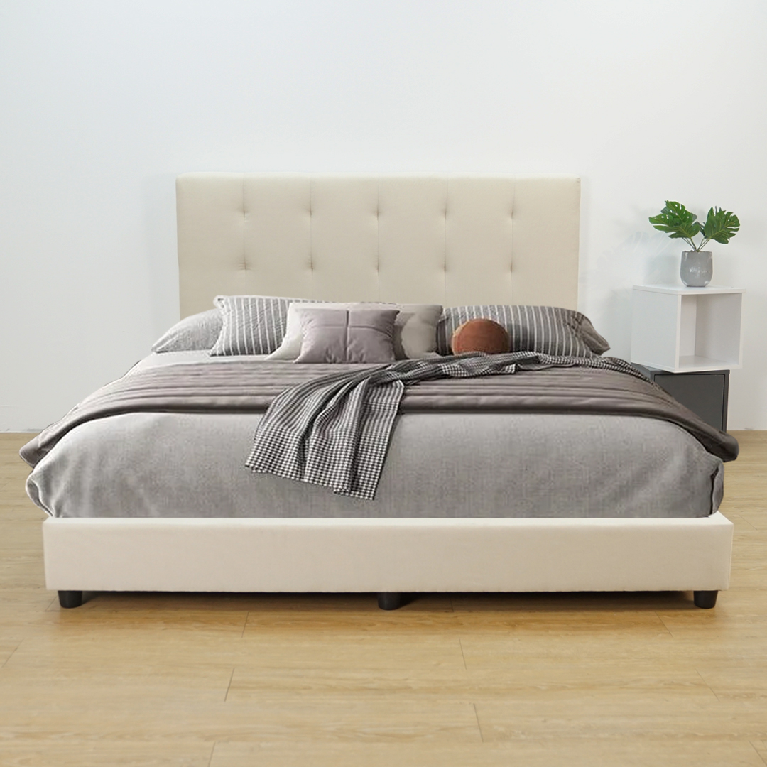 Furniture Direct BEKKER 奶油风 home furniture beds katil queen murah queen ...