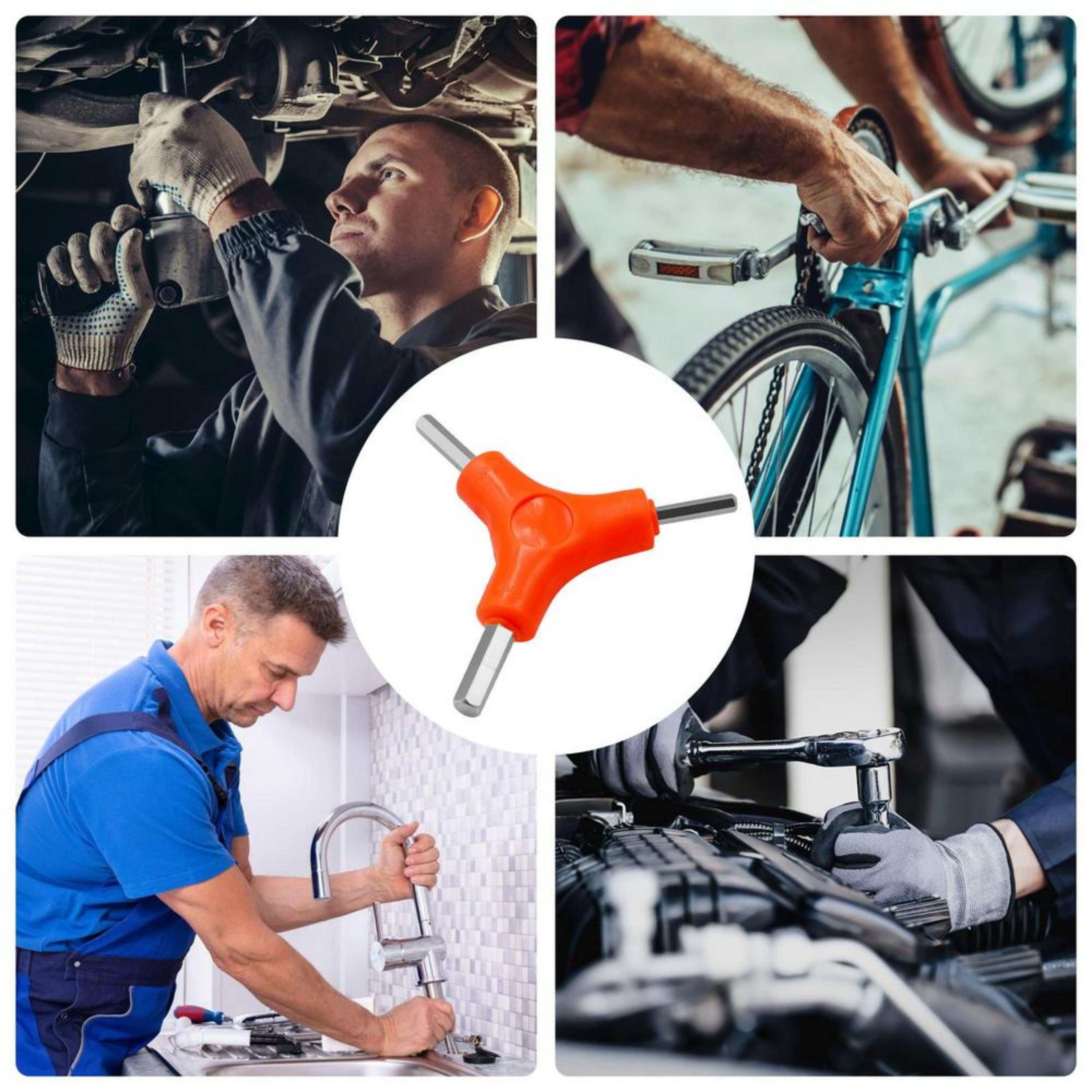 CEO 🇲🇾 3 In 1 Y Shape Bike Hex Wrench Multi-Functional 3 Way Triangle ...