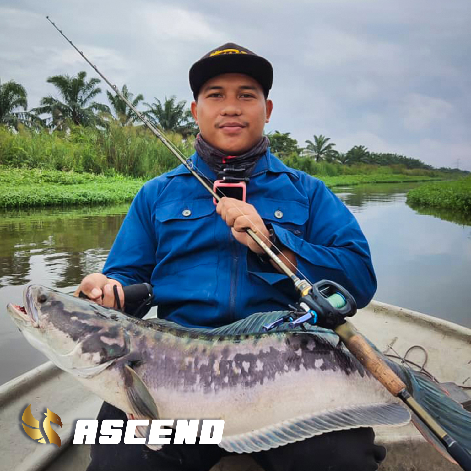 EXP ASCEND ROD 2 PCS Fishing Rod Medium Light Weight Bait Casting BC ...