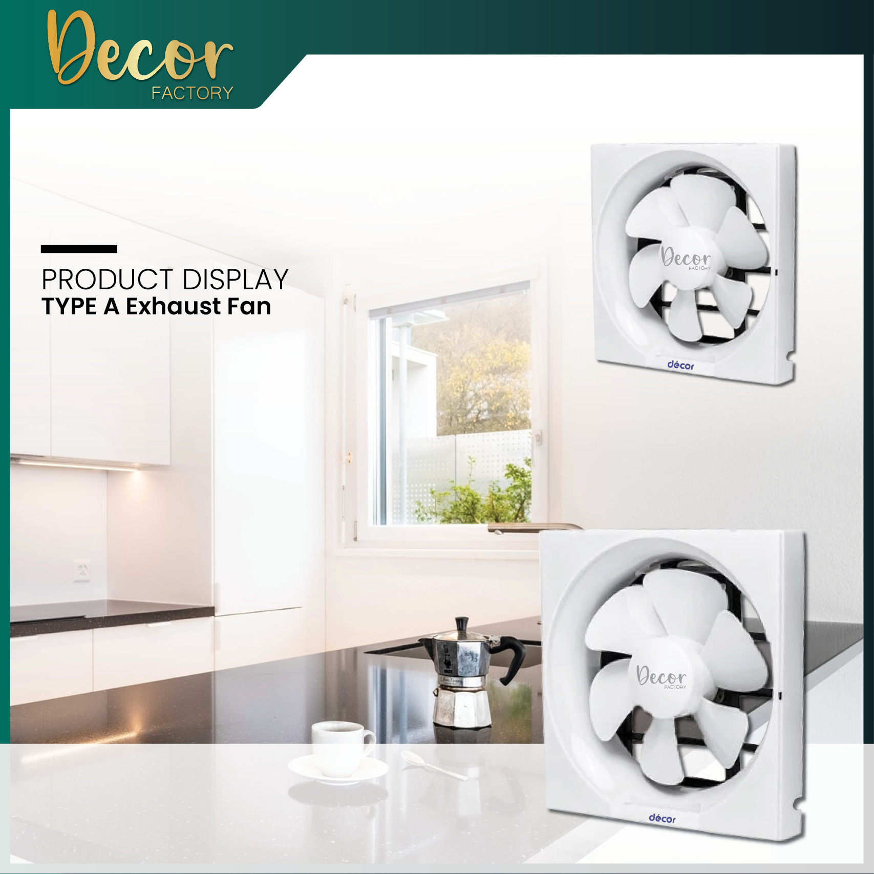 Exhaust Fan 6” 8” 10” 12” Wall Exhaust Fan Ceiling Exhaust Fan Ekzos ...