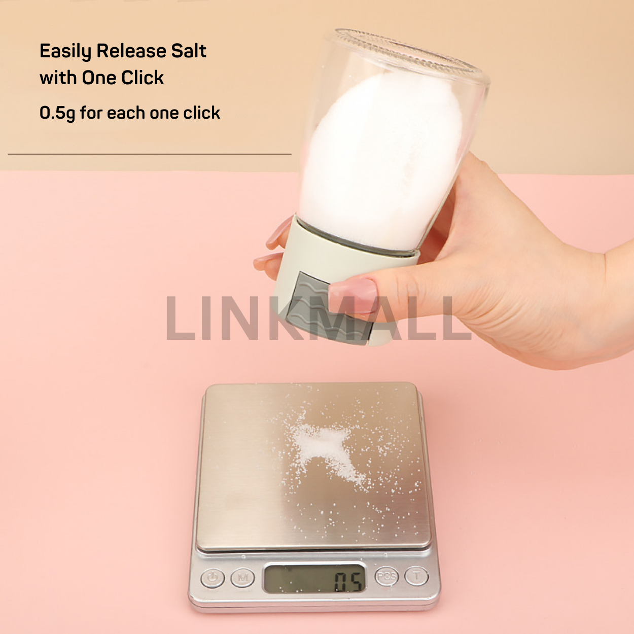 LINK Seasoning Bottle Auto Salt Dispenser Bekas Garam/Gula Seasoning ...