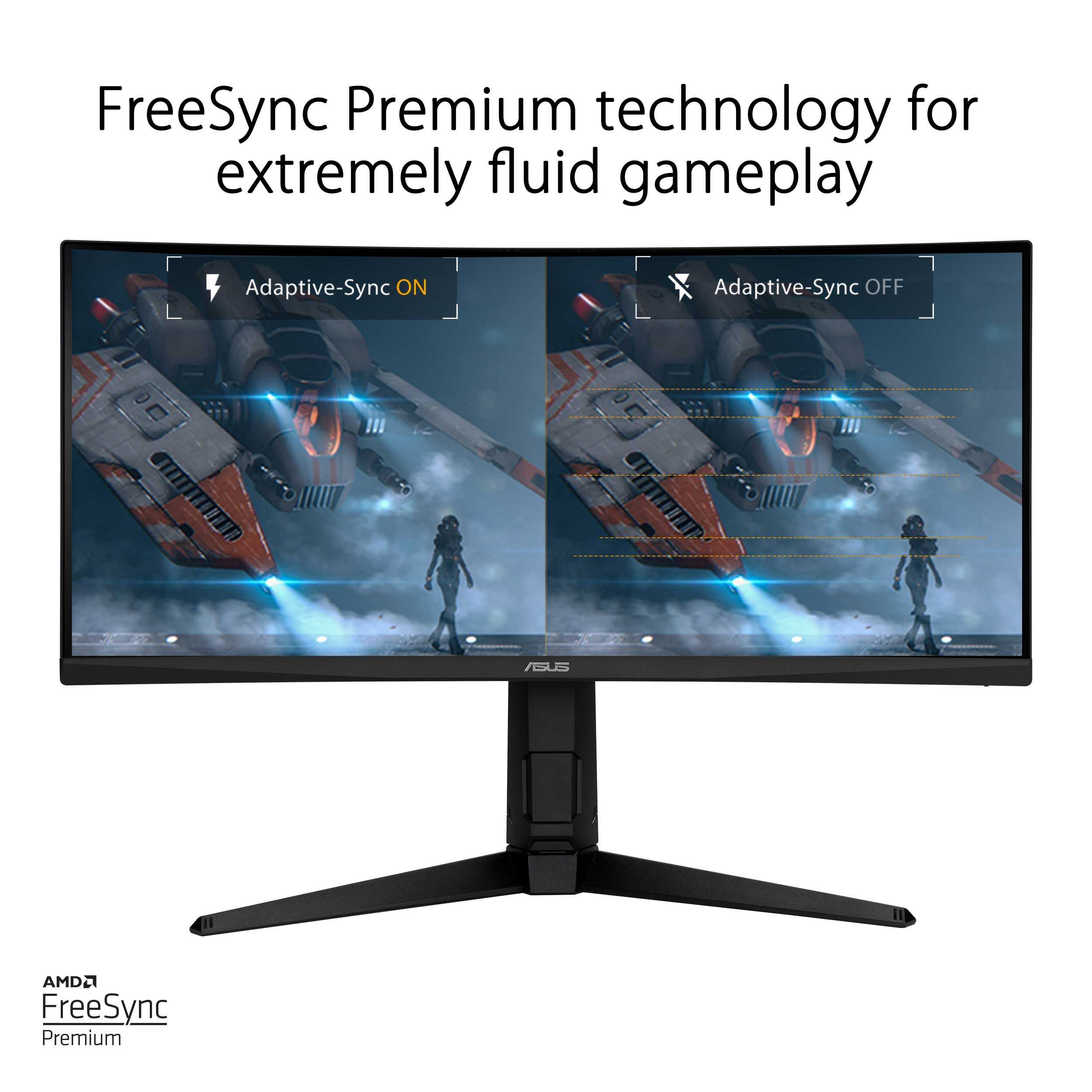TUF Gaming VG30VQL1A Curved Gaming Monitor – 29.5 inch, 21:9 Ultra-wide ...