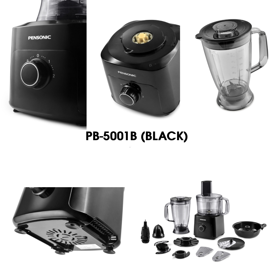 [Limited Edition] Pensonic Multi Function Food Processor | PB-5001B ...