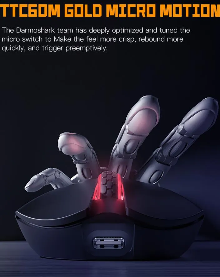 Darmoshark M3S VARUN / M3S PRO VARUN 3-Mode Wireless Gaming Mouse | Shopee Malaysia