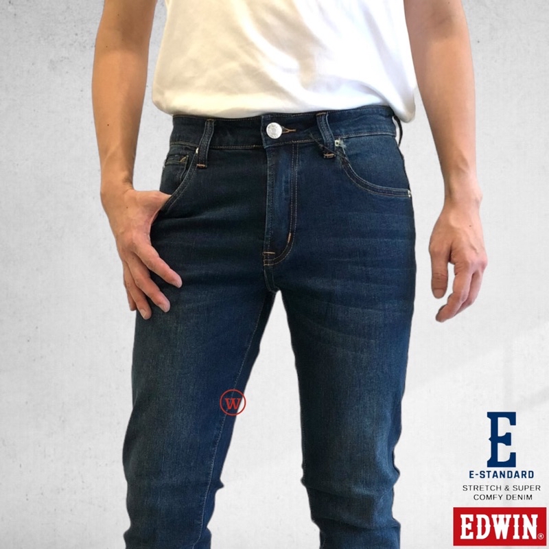 🔥[Orange Thread] EDWIN® E-Standard® Men’s 506 New Vintage Stretchable Slim Fit Jeans ( 7506 2738 ...