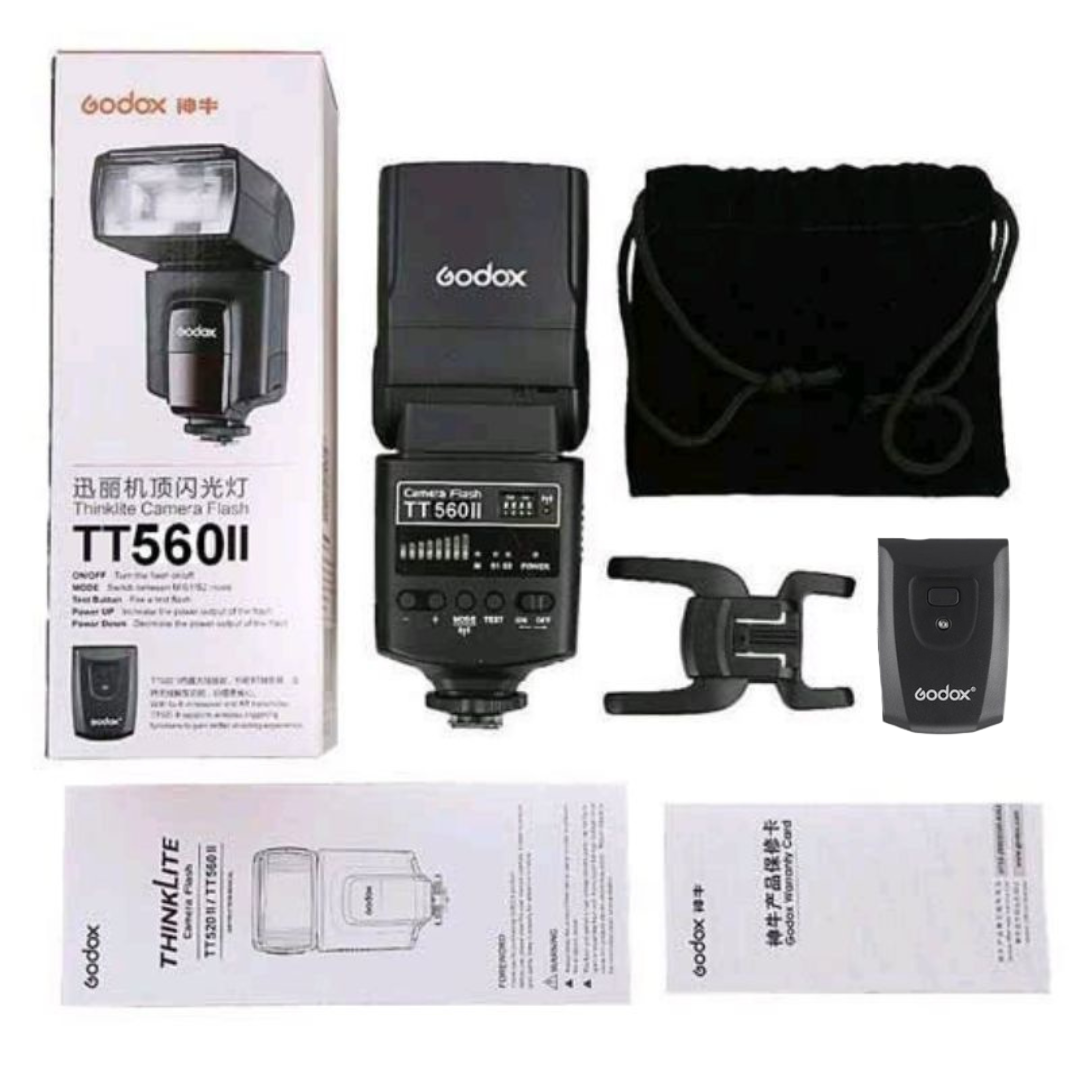 Godox TT520III / TT560II Camera Flash Speedlight free Wireless Flash ...