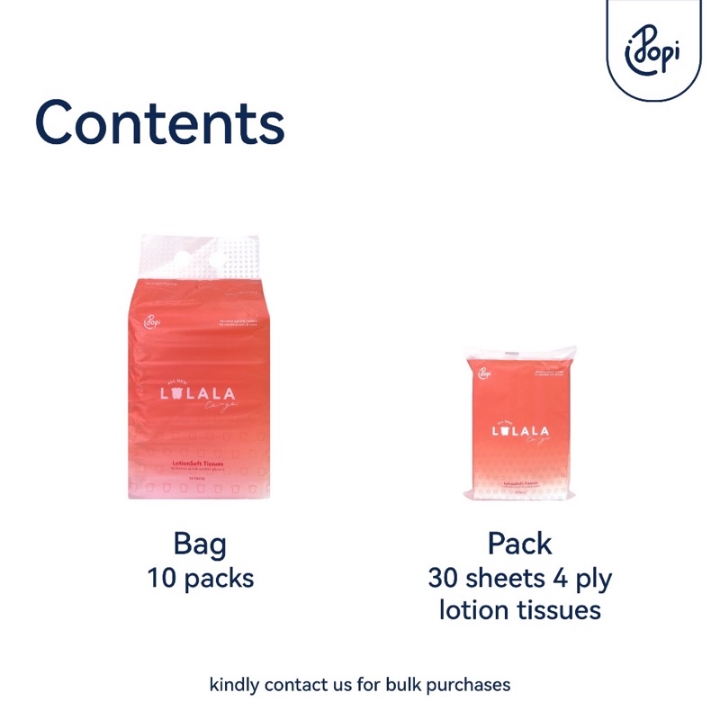 Popi LaLaLa LotionSoft Travel Tissues 携带装纸巾 | Shopee Malaysia