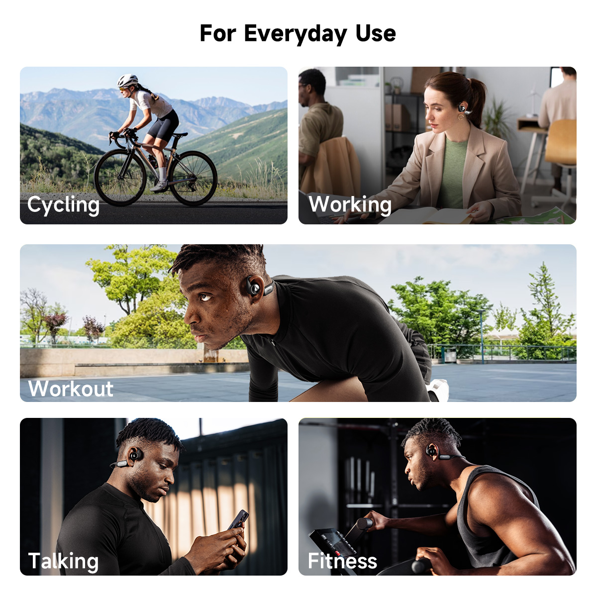 Edifier Comfo Run Open-Ear Wireless Sport Earphones with Connex ...