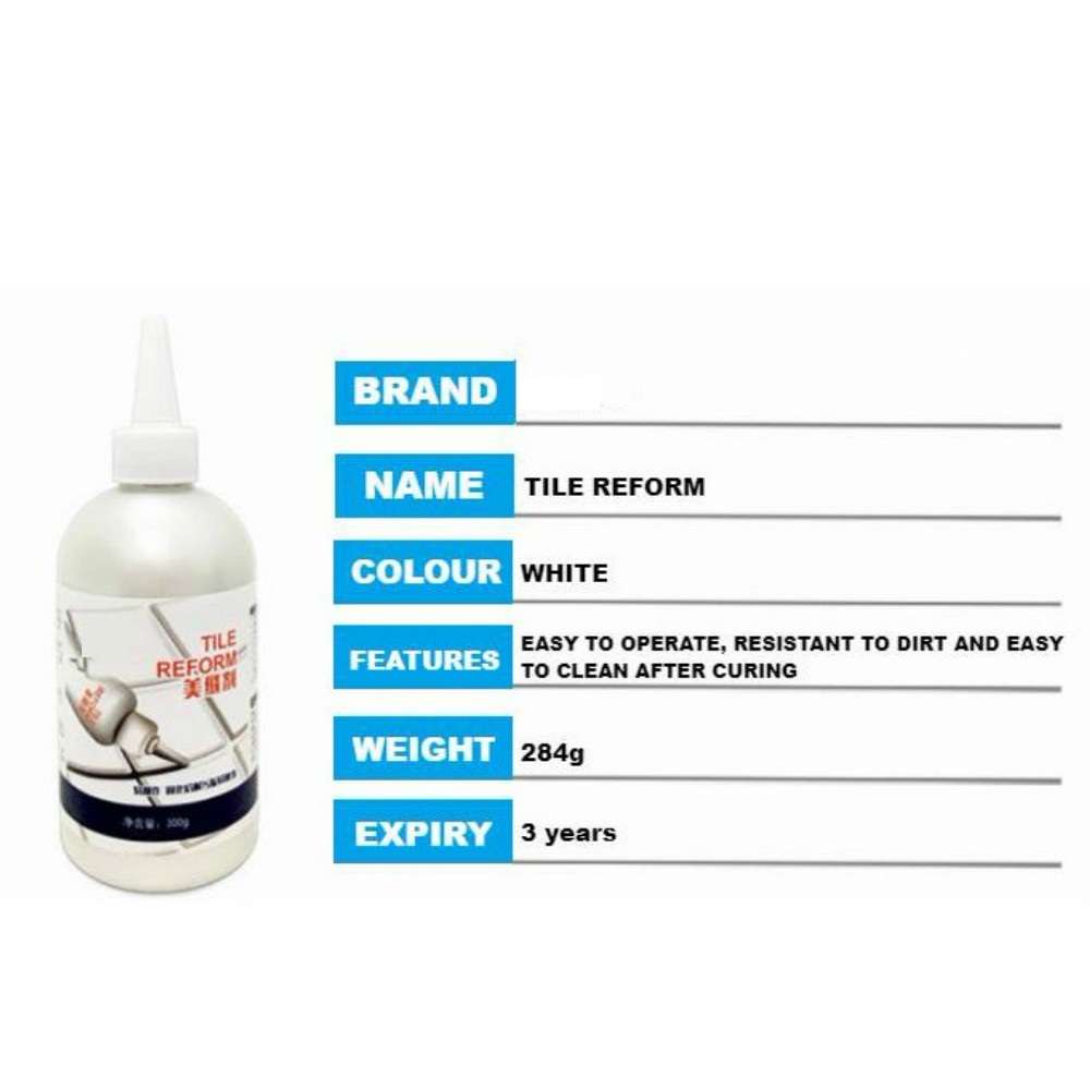 Tile Reform Grouting Gap Filler Sealant Putty DIY Tile Reform Grouting ...
