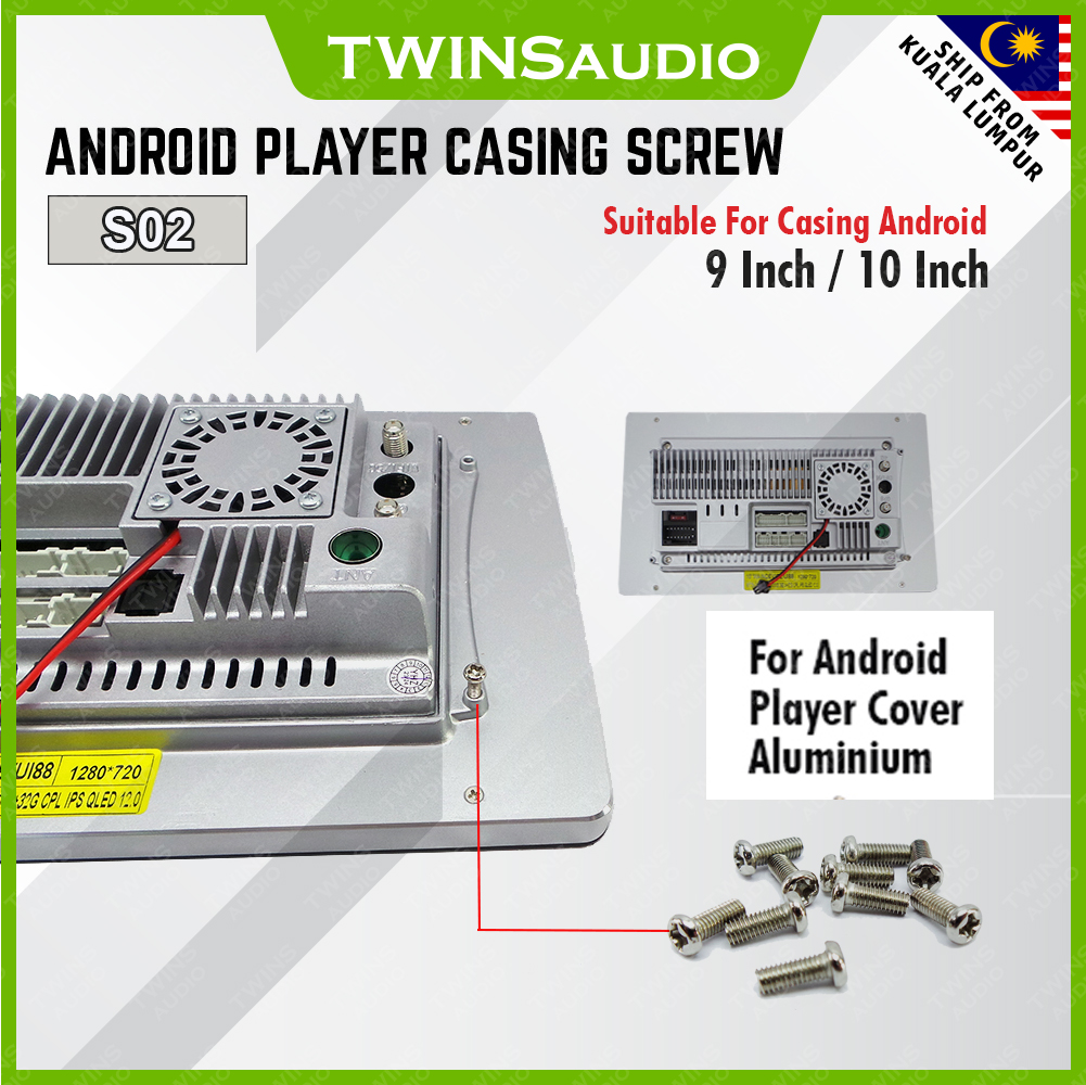 Car Android Player 9"/10" Big Screen Casing Screws | Shopee Malaysia