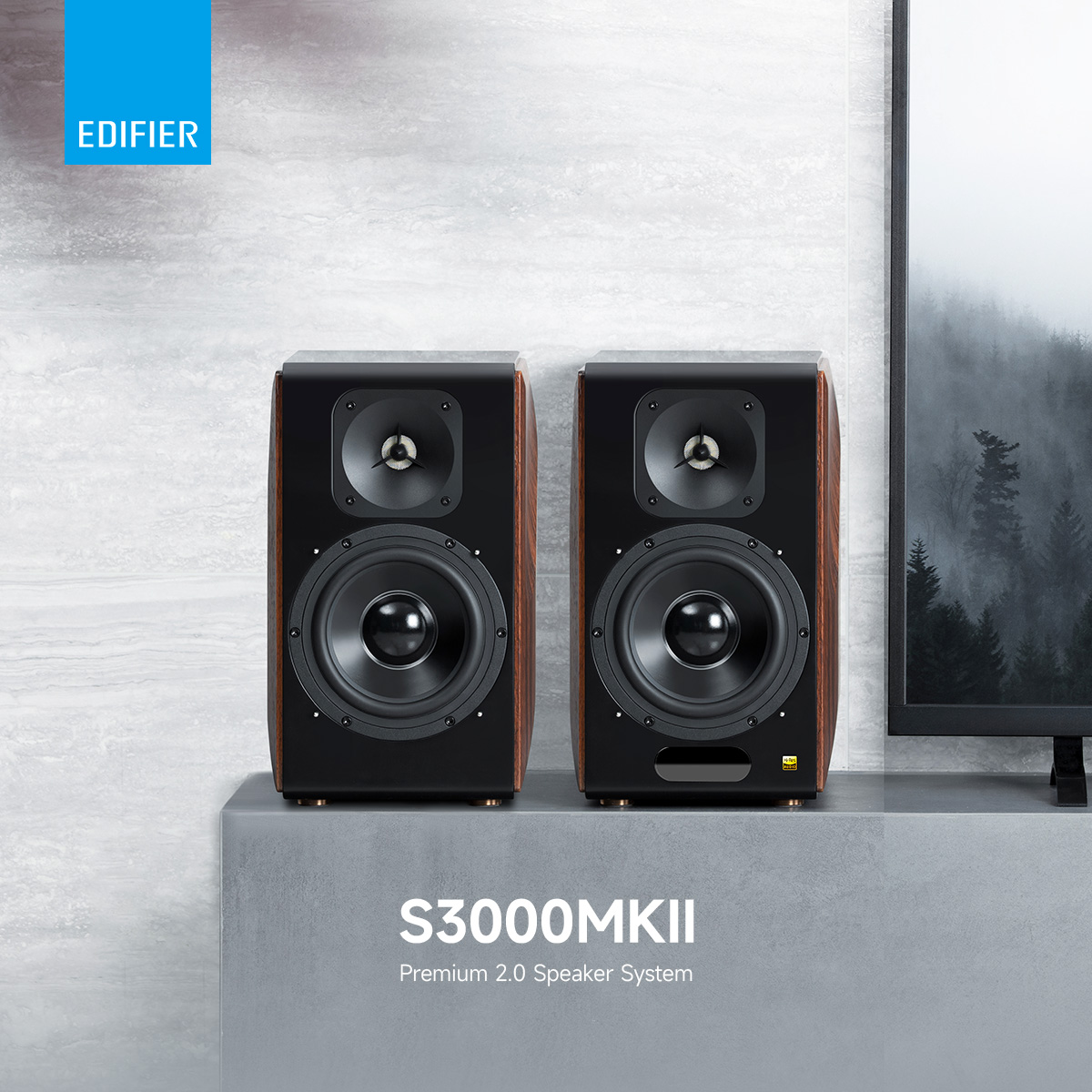 Edifier S3000MKII Wirelss Balanced XLR Bookshelf Speakers - XMOS | 256W RMS | Qualcomm aptX™ HD ...