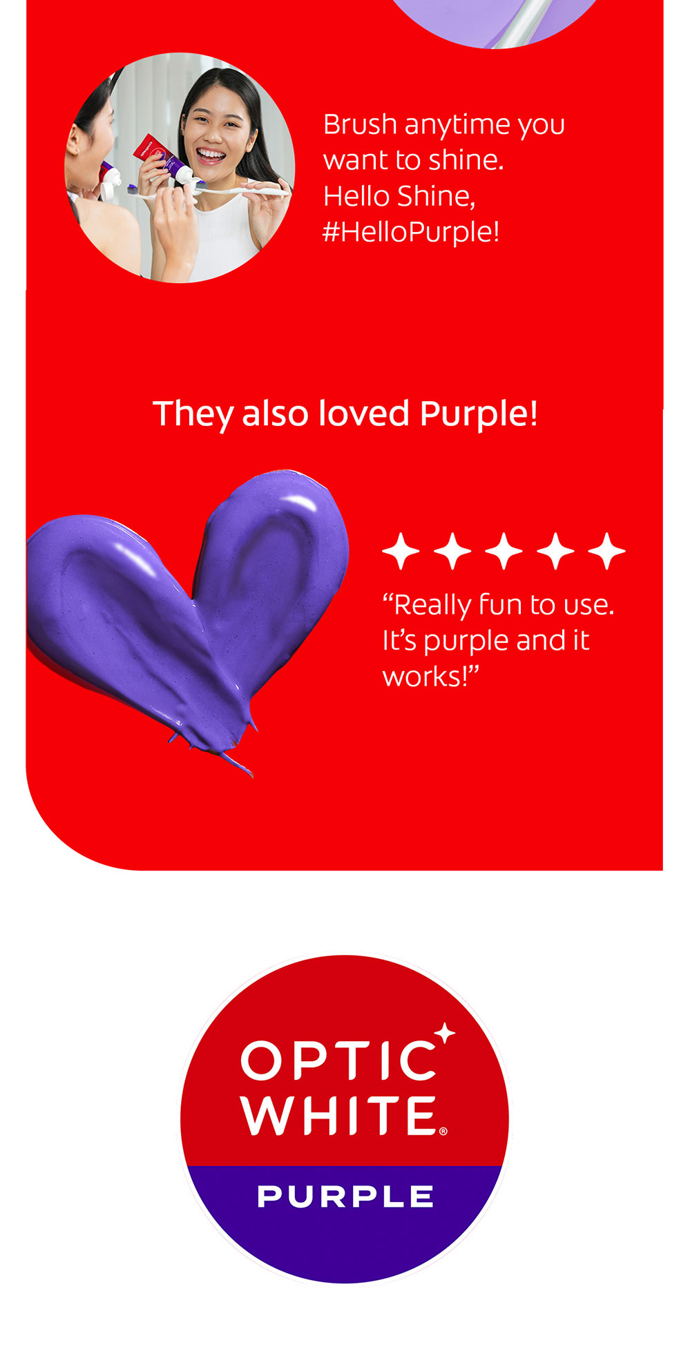 Colgate Optic White Purple Whitening Toothpaste (100g) | Shopee Malaysia