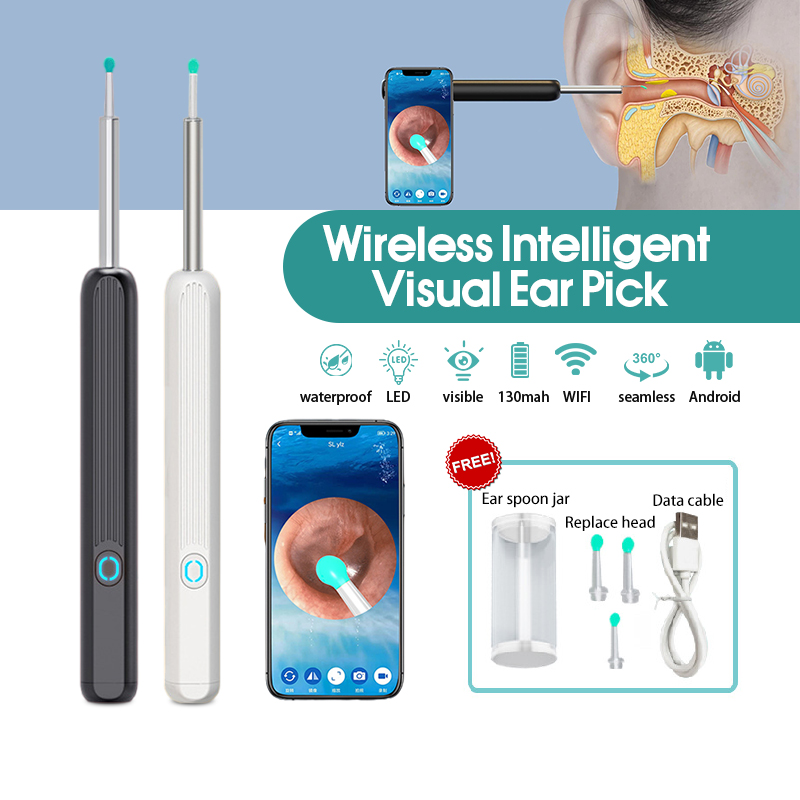 Earpick Smart Visual Camera Ear Scoop Baby Adult Intelligent ...