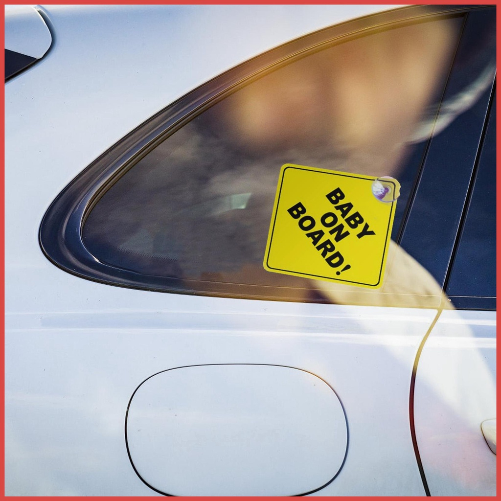 Sticker Baby On Board Reflective Car Sticker Safety Sign Safety Child ...