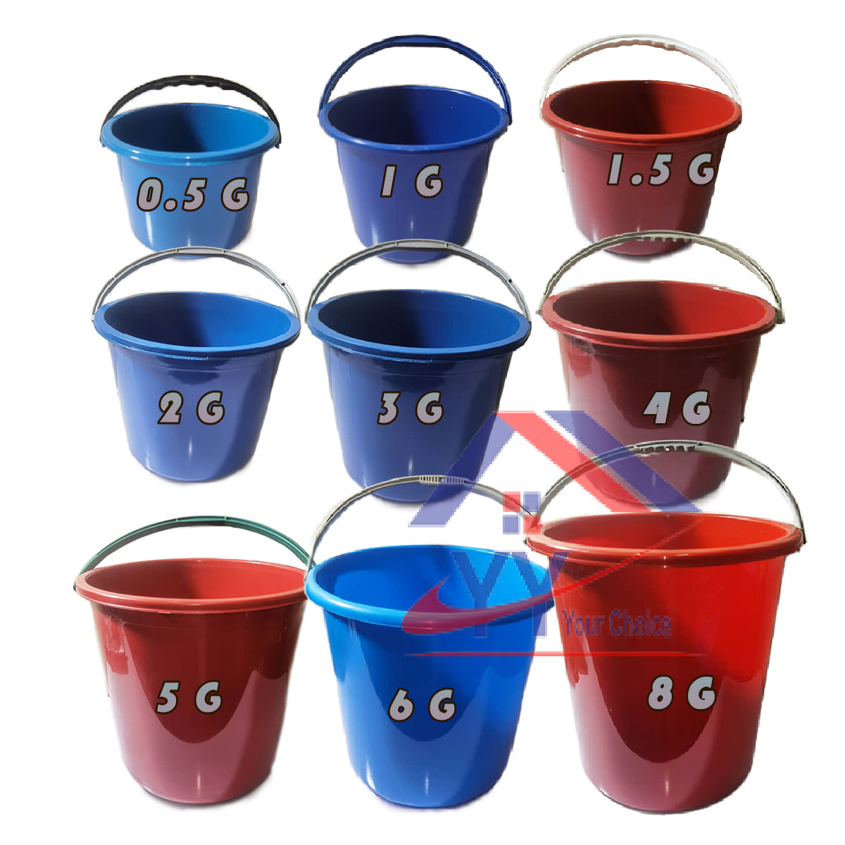 3-5 Gallon Plastic Water Pail/ Plastic Water Bucket/Tong Plastic/Tong ...
