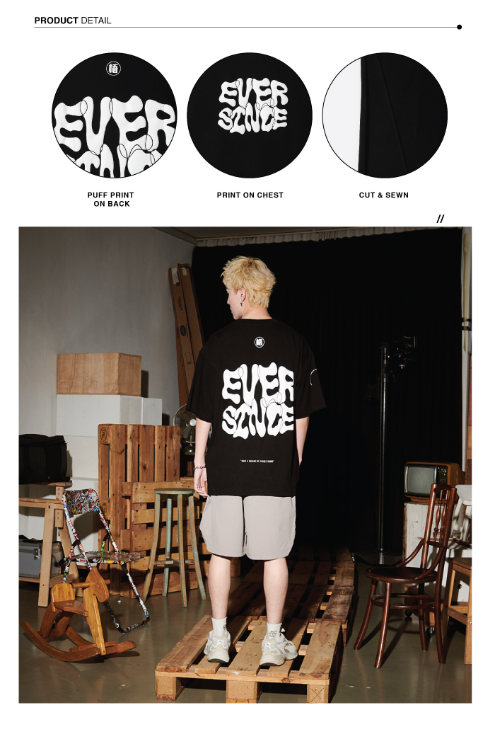 Eversince Grace Oversized Graphic T-Shirt Black | Shopee Malaysia