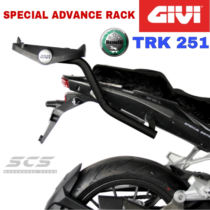 Monorack Givi Benelli TRK 251 Special Advance Rack 100% Original GIVI ...