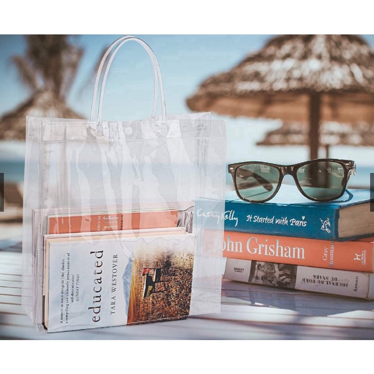 PVC Tote Bag | Soft Transparent Multifunctional Packaging Bags With ...