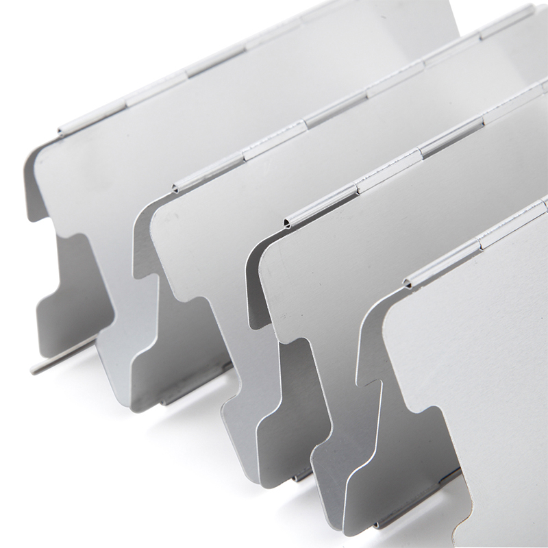 C-Mall Outdoor Picnic Wind Deflector Mini 10Piece Stove Wind Deflector ...