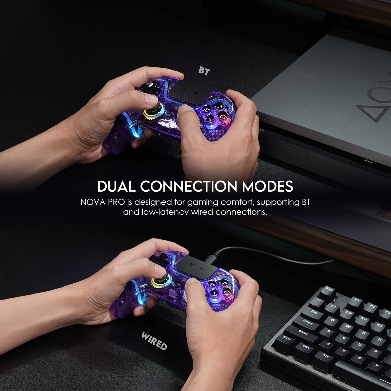Fantech Gamepad Wireless Controller Anti-Drift Hall Effect NOVA Pro ...