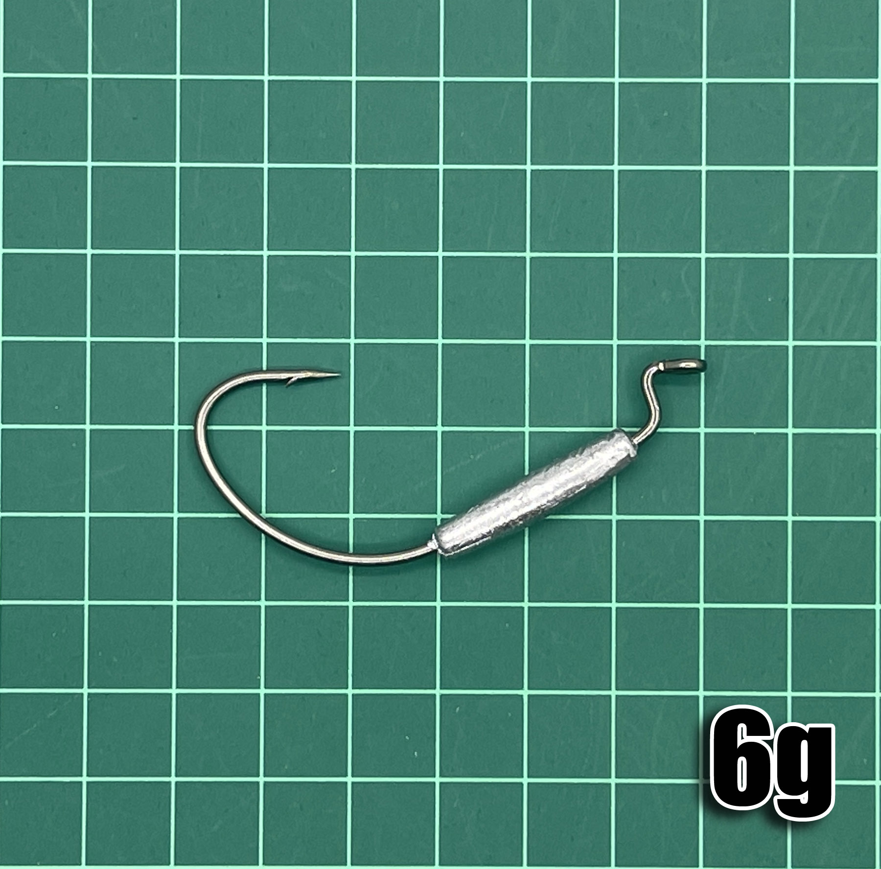 Anh JH07 3X Strong Lead WEEDLESS HOOK with Sinker Jighead Jig Head 2g ...
