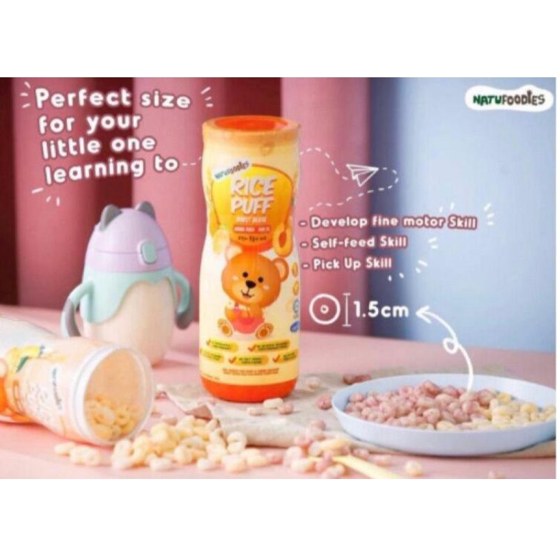 Natufoodies Waffle Crisp Organic Rice Puff Biscuit & Cracker Halal Baby ...