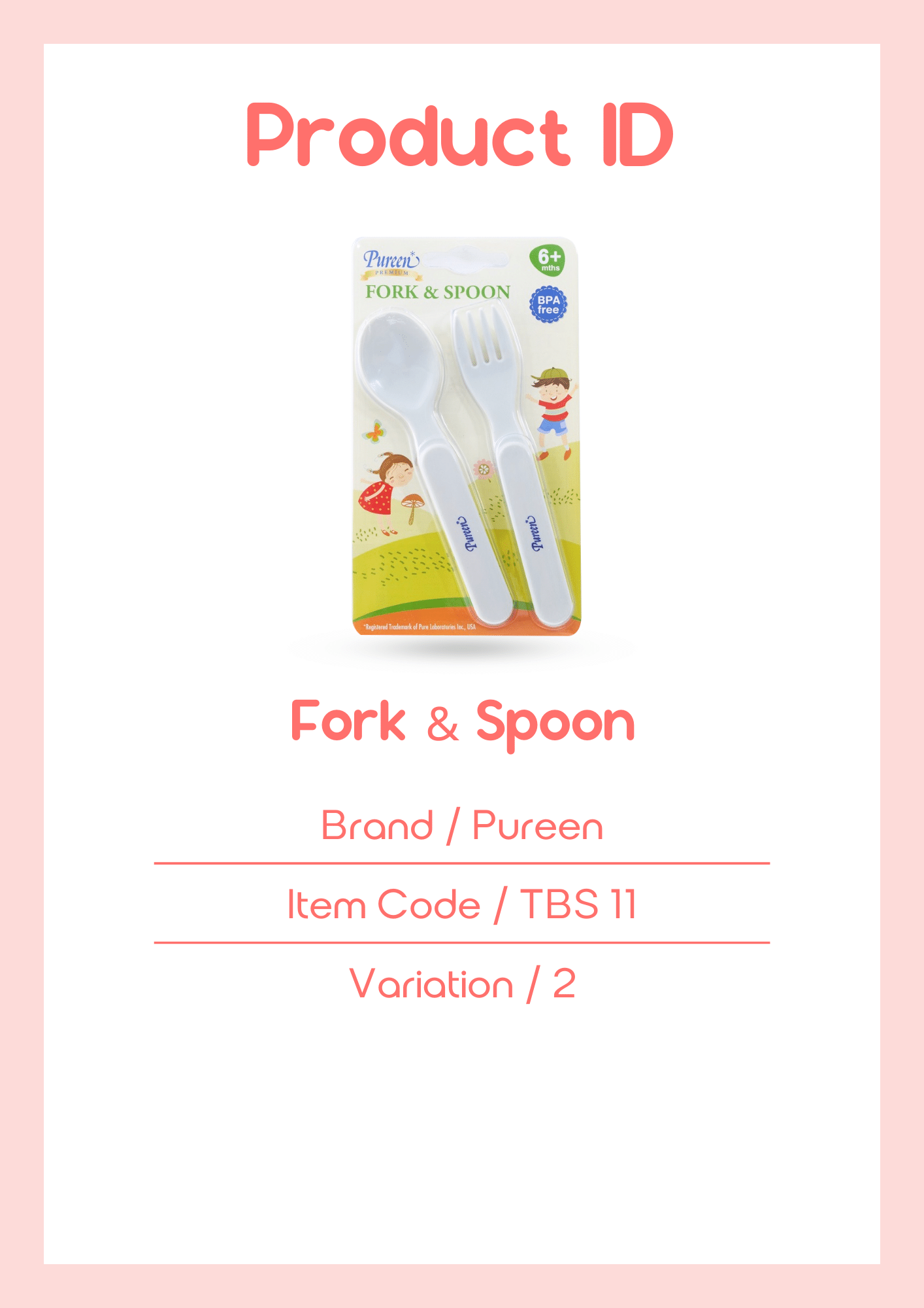 Pureen Fork & Spoon TBS 11 | Shopee Malaysia