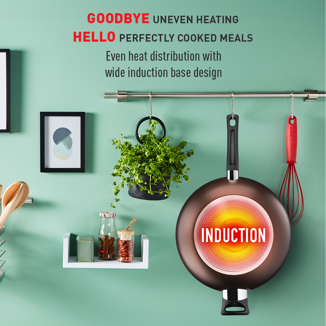 Tefal Induction Base Day By Day Wokpan with Lid 32cm IH | G14398 ...