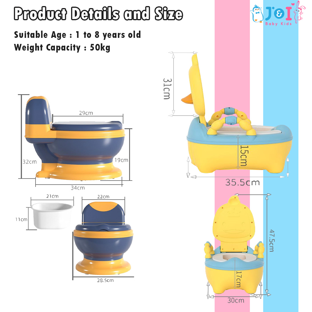 Portable Kids Potty Toilet Seat Baby Toilet Bowl Jamban Budak Children ...