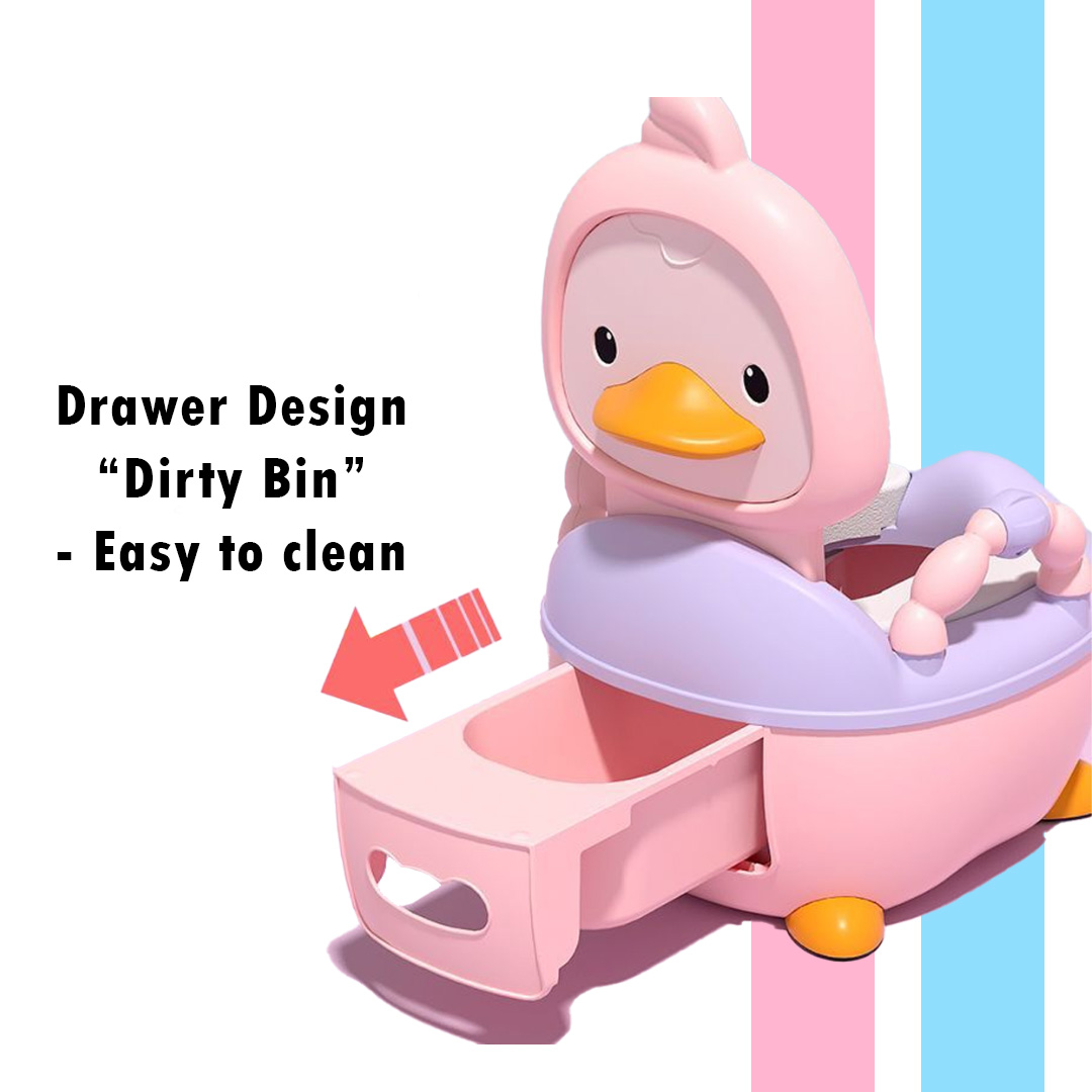 Portable Kids Potty Toilet Seat Baby Toilet Bowl Jamban Budak Children ...