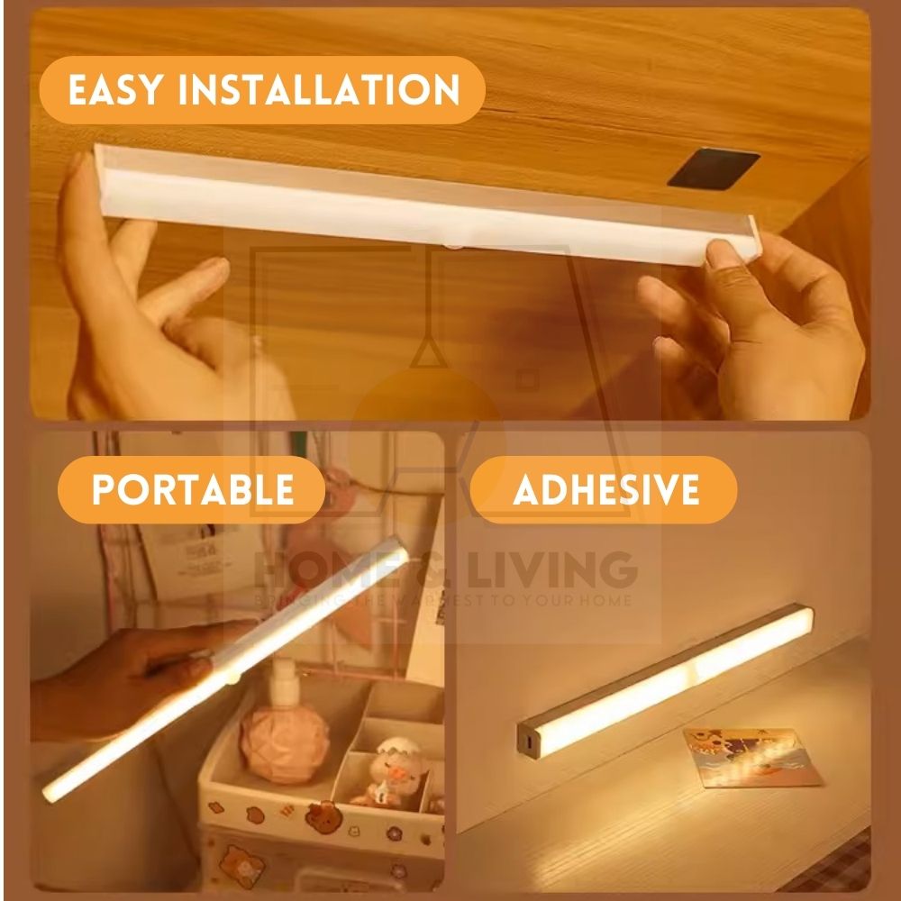 READYSTOCK Rechargeable Motion Sensor Night Light Wireless Body ...