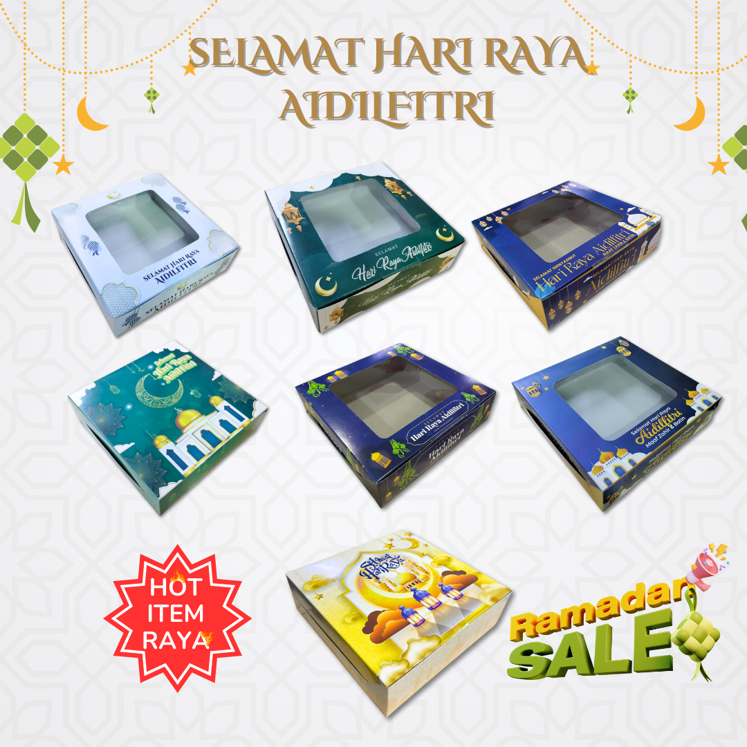 Hari Raya Gift Box/Raya Kuih Lapis Box / Kotak Hadiah Raya /Kotak Kuih ...