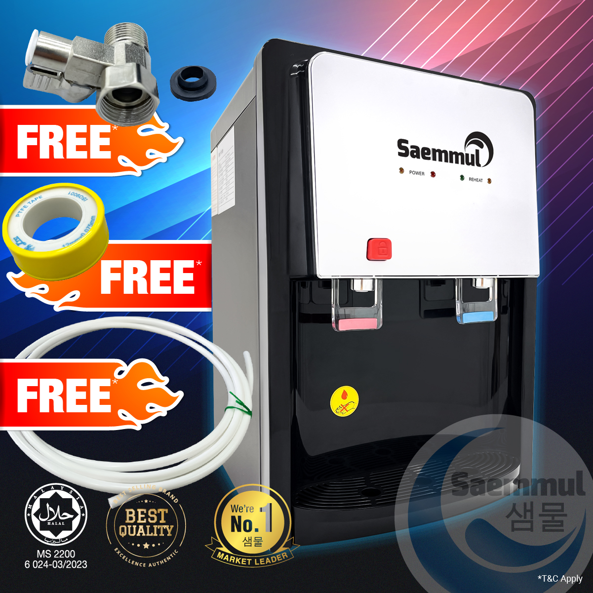 SAEMMUL HOT & NORMAL ALKALINE / MINERAL WATER DISPENSER | Shopee Malaysia