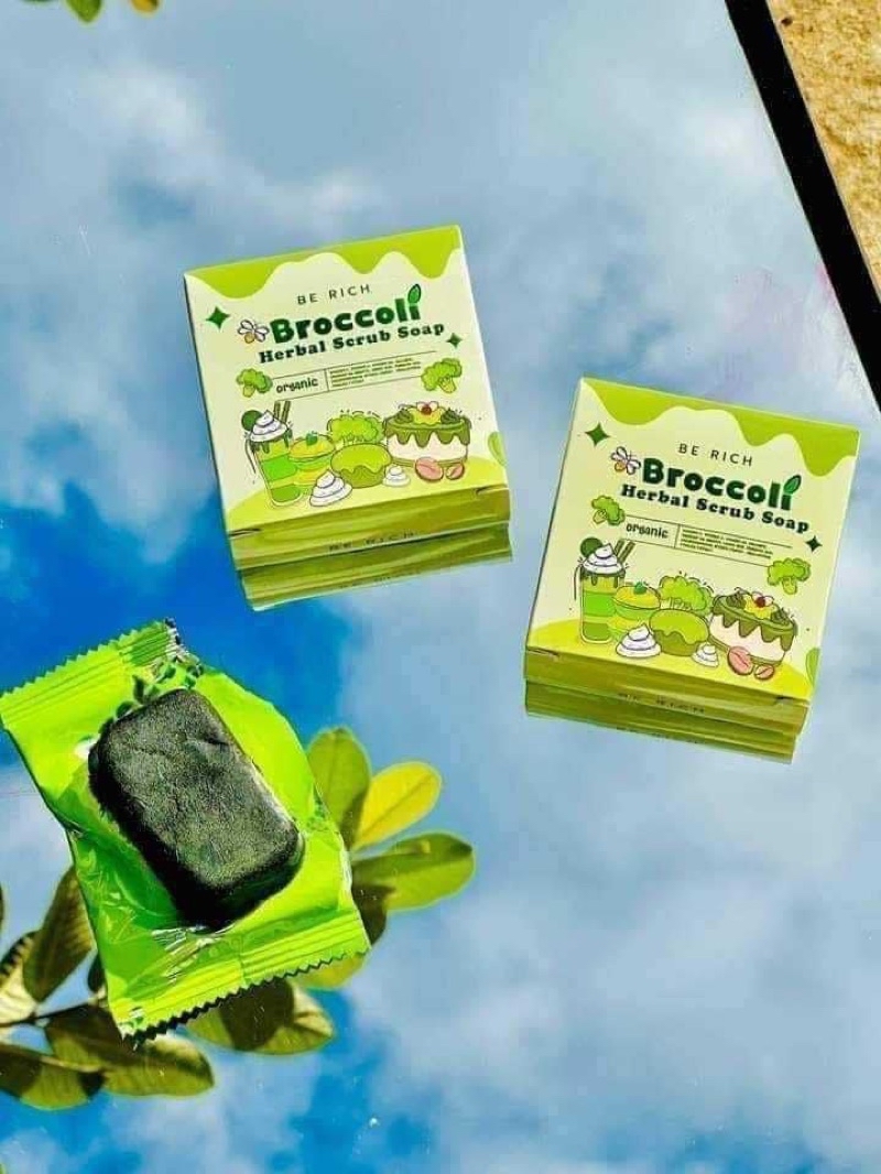 BE RICH BROCCOLI SCRUB SOAP (SABUN VIRAL DI TIKETOK) | Shopee Malaysia