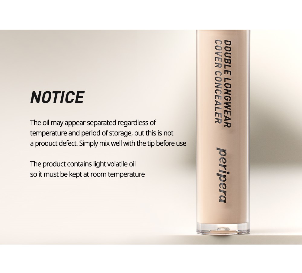 PERIPERA Double Longwear Cover Concealer - 5 Shades to Choose | Shopee ...