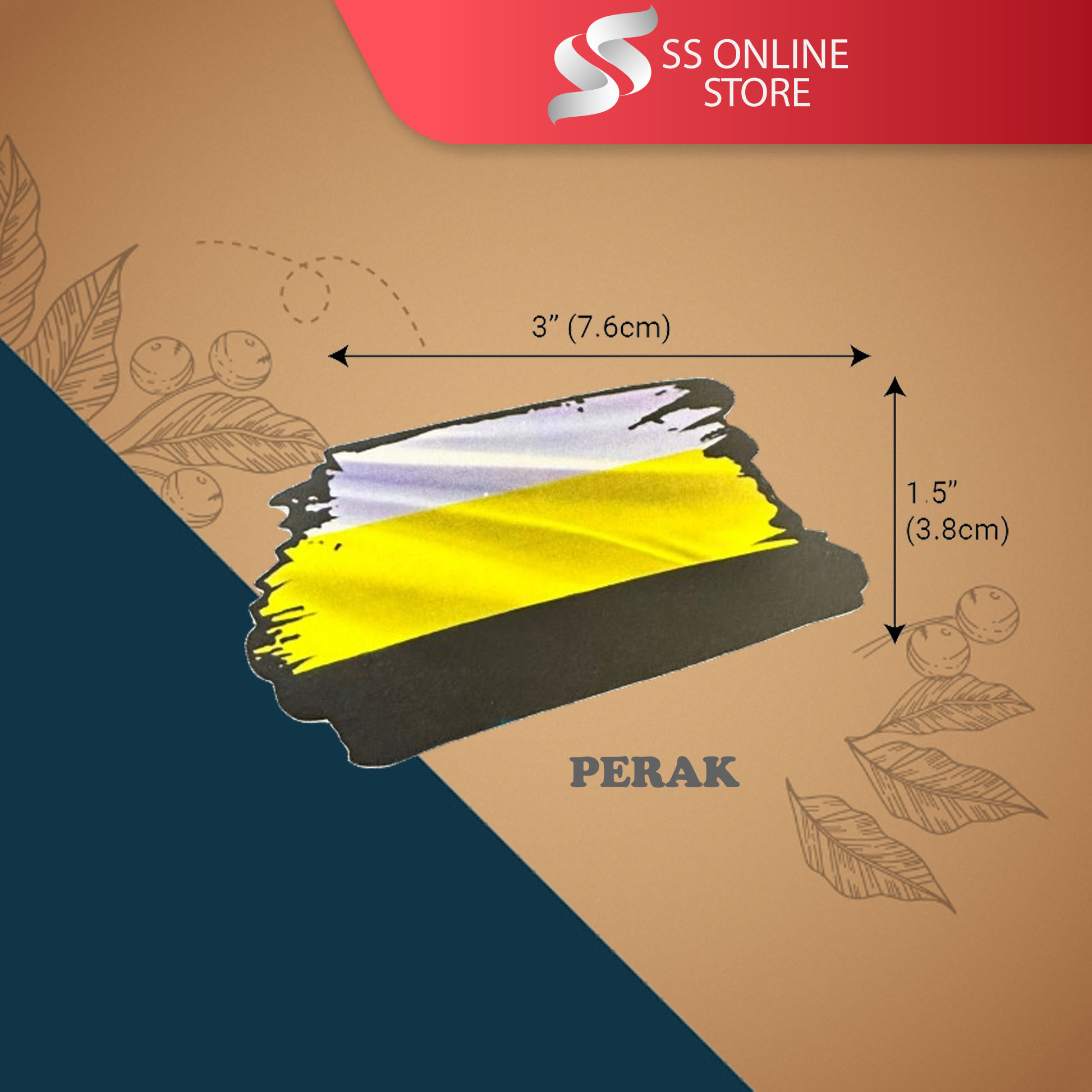 Car Sticker Bendera Malaysia Sticker Flag Motor Sticker Negeri ...