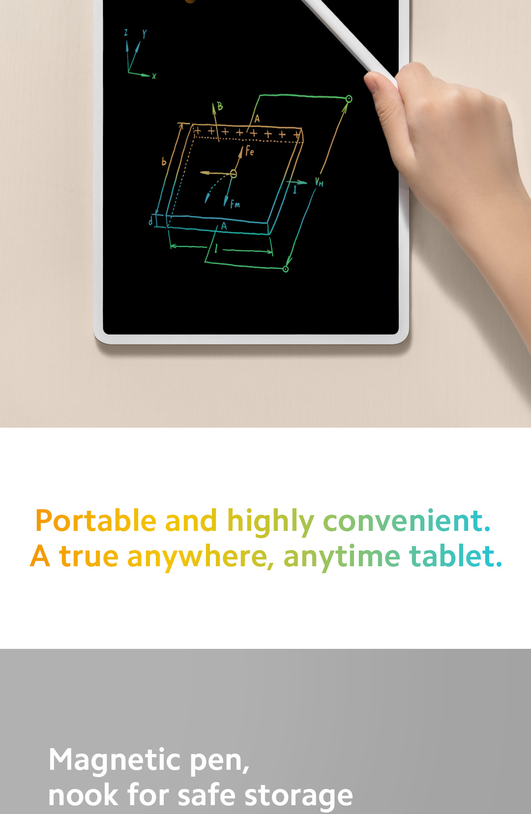 Xiaomi Mi LCD Writing Tablet 13.5" (Color Edition) | Shopee Malaysia