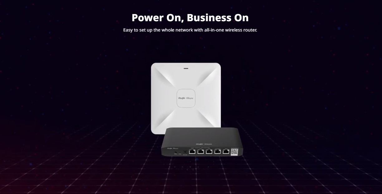Ruijie 5 Gigabit Desktop Wi-Fi Wifi Wireless Router 4 Ethernet LAN +1 ...