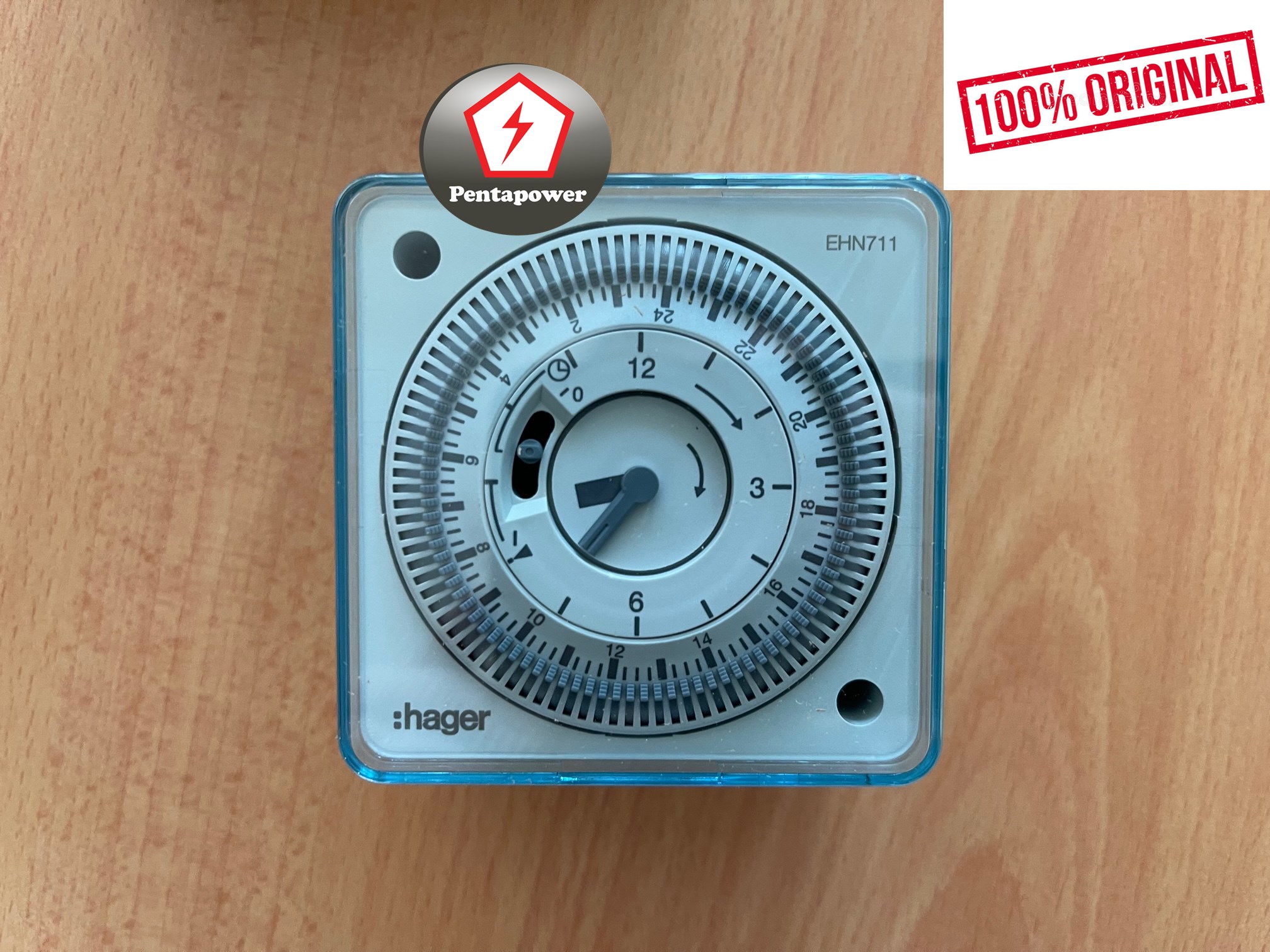 HAGER TIMER EHN711 24 HOURS TIMER Analogue Time Switches ( NEW MODEL ) | Shopee Malaysia